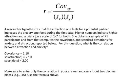 Solved A Interpret The Correlation You Obtained In The Chegg