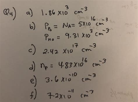 Solved Q4 Consider A Si P N Junction With N Type Doping
