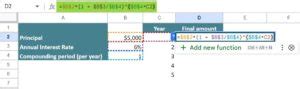 Compound Interest In Google Sheets Syntax How To Calculate