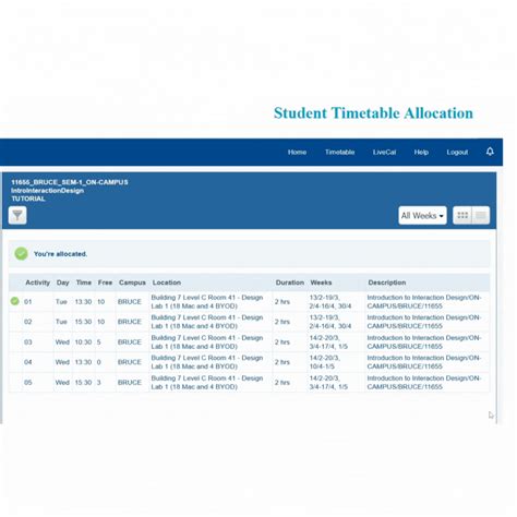 Allocate Schedule Assistant