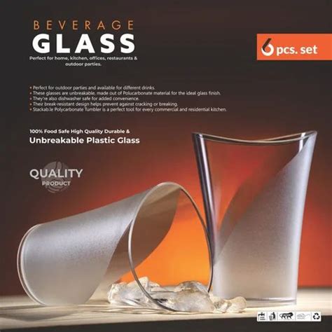 Plastic Drinking Glasses Capacity 200ml At ₹ 60set In Rajkot Id