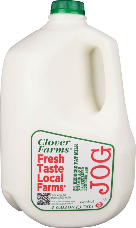 Clover Farms 2 Jog Milk 4 Qt Shipt