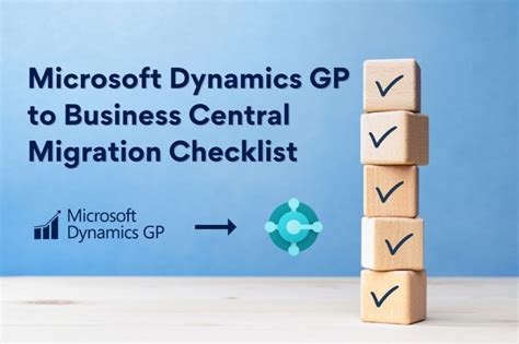 Microsoft Dynamics GP To Business Central Migration Checklist