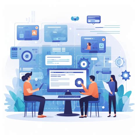 Premium Photo Enhancing Productivity And Safeguarding Data A Vibrant Neumorphic Web Concept