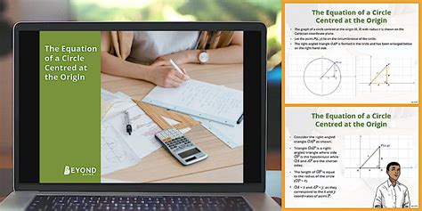 The Equation Of A Circle Centred At The Origin Presentation