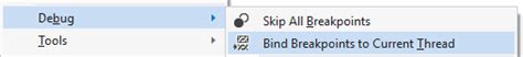 Bind Breakpoints To Current Thread