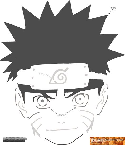 Printable Naruto Pumpkin Stencils Free Printable