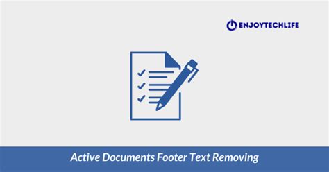 How To Remove Footer Sections In Word Enjoytechlife
