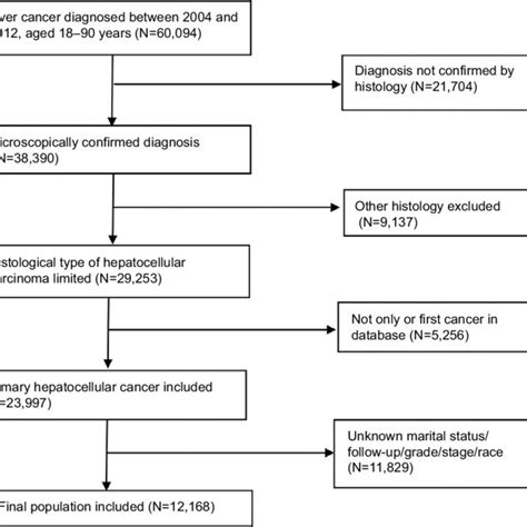 Flowchart For Included Patients From The Surveillance Epidemiology