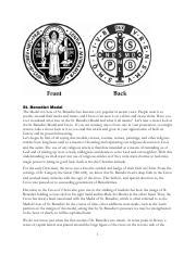 The Powerful Meaning Of The St Benedict Medal Exploring Its Course Hero