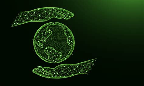 손은 다각형 스타일로 지구를 저장 행성 낮은 폴리 디자인을 잡고 어두운 녹색 배경에 환경 벡터 그림을 보호 가리키기에 대한 스톡 벡터 아트 및 기타 이미지 Istock