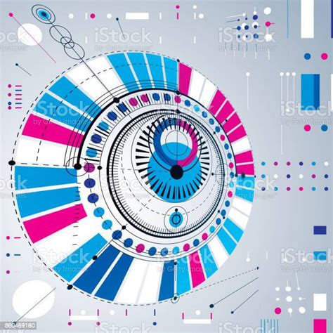차원 추상적인 원형 기계 체계 3d 기술 패턴 벡터 산업 고 공학 배경입니다 0명에 대한 스톡 벡터 아트 및 기타 이미지 0명 3차원 형태 Draft Sports