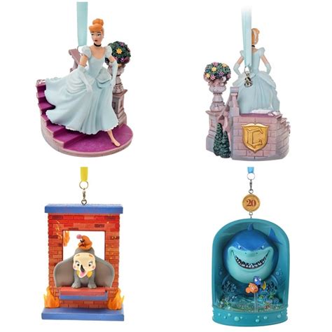 【小草日貨】特價 現貨 日本 迪士尼商店 灰姑娘 海底總動員 小飛象 聖誕擺飾 裝飾 擺飾 仙杜瑞拉 Nemo 多莉 蝦皮購物