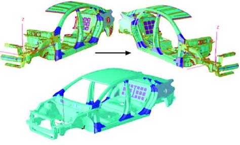 Implicit Parametric Model Of Biw Download Scientific Diagram