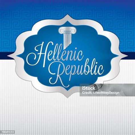 벡터 형식의 우아한 그리스 독립 기념일 라벨 카드입니다 20에 대한 스톡 벡터 아트 및 기타 이미지 20 3월 5 Istock