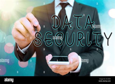 Handwriting Text Data Security Conceptual Photo Protected Important An Individualal Data From