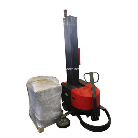 Mobile Self Propelled Pallet Wrap Stretch Wrapping Machine Robot Pallet