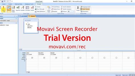 How To Create Select Query In Ms Access 2007 Part2 Youtube