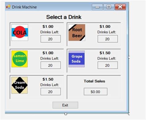 Solved Drink Vending Machine Simulator Code In C Create