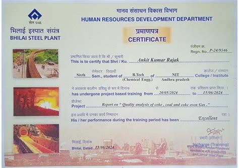 Ankit Rajak On Linkedin Internship Chemicalengineering Qualityanalysis Steelindustry…