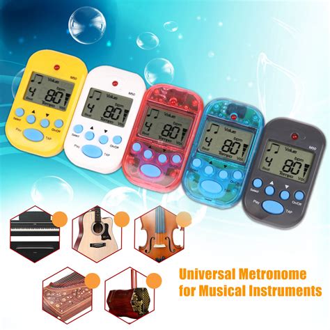 Udiyo Metronome Lcd Clip On Digital Plastic Professional Electric Udiyo Metronome Lcd Clip On Digital Plastic Professional Electric