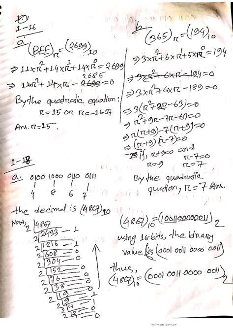 Chapter 1 Problem 13 16 111 19 115 116 118 Digital Logic