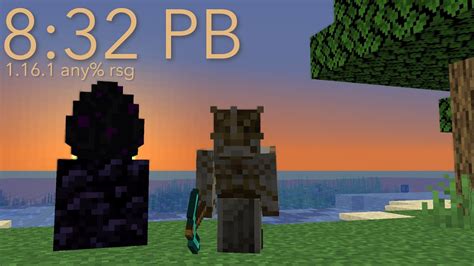 Minecraft Speedrun In 832 Youtube