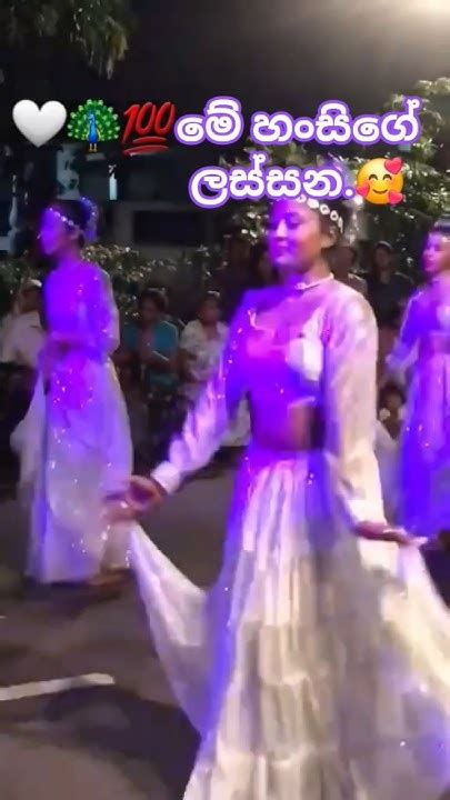 හංසා නැටුමක් දකින්න පින් කරපු අපි මේ හංසිගේ ලස්සන 😍😊 Shorts Dance Youtube