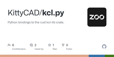 Github Kittycadkclpy Python Bindings To The Rust Kcl Lib Crate