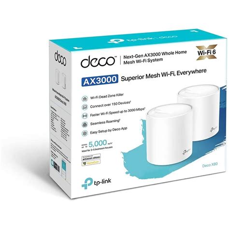 Roteador Tp Link Deco X Pack Whole Home Mesh Wi Fi Ax Dual