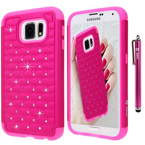 Style U Crystal Bling Hybrid Armor Samsung Galaxy S Phone Case Stylus Jewelled