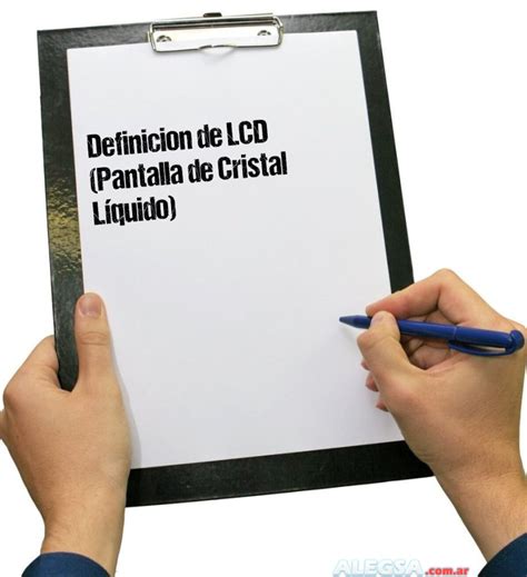 Definición de LCD Pantalla de Cristal Líquido