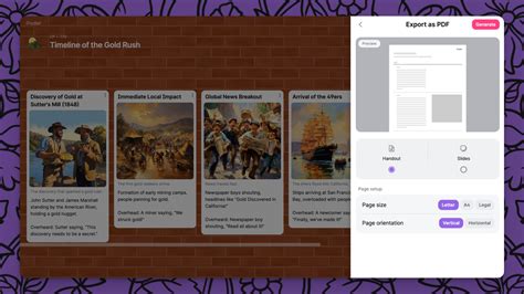Customizable PDF Exports