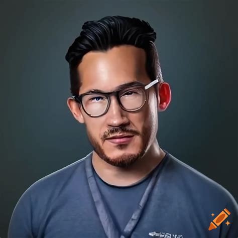 Realistic Portrait Of Markiplier On Craiyon