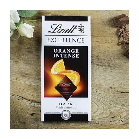 Lindt Dark Chocolate Orange And Almond