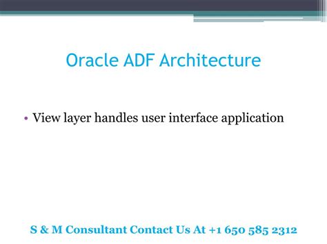 Ppt Oracle Adf Online Training Powerpoint Presentation Free Download Id7325320