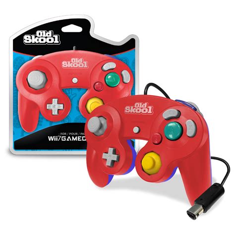 Gamecube Wii Compatible Controller Red Blue Smash Bros Nintendo