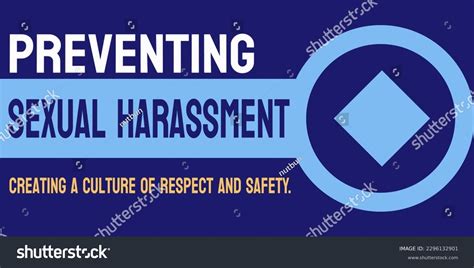 Preventing Sexual Harassment Strategies Stop Unwanted Stock Vector Royalty Free