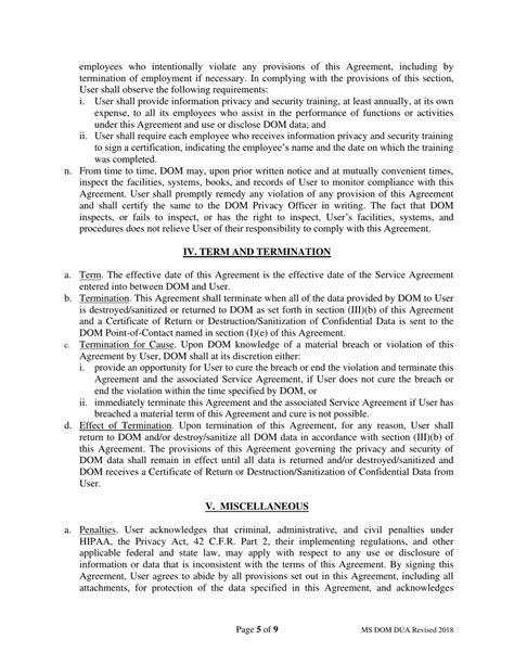 Mississippi Data Use Agreement Fill Out Sign Online And Download Pdf