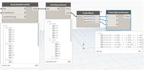 How To Create Lines Using Excel Data As Coordinates Revit Dynamo