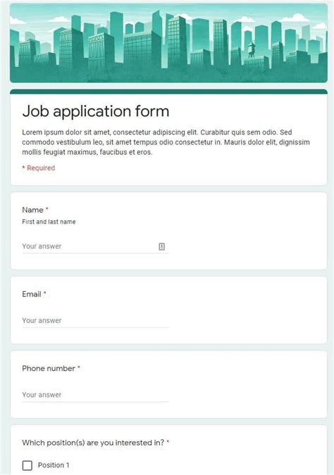 Of The Best Google Forms Templates That You Can T Miss