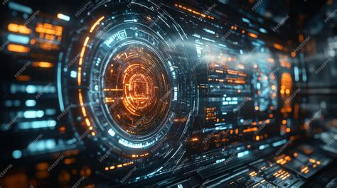 Holographic Interface Displaying Complex Data Visualizations In A