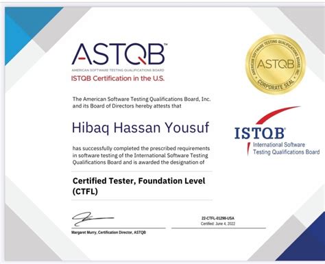 I Am Thrilled To Announce That I Have Successfully Completed Istqb Agile Tester Certification