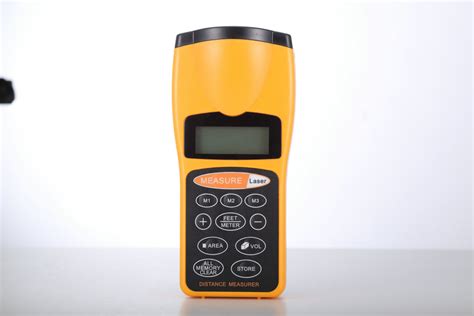 New Handheld LCD Ultrasonic Laser Meter Pointer Distance Measurer Range FT