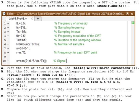 solved the matlab code is needed plz 3 given is the following matlab