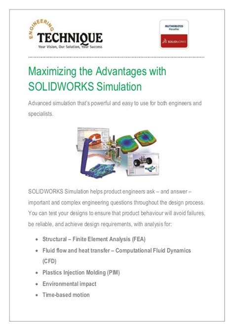 Maximizing The Advantages With Solidworks Simulation