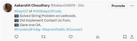 Day127 Of 150daysofcode Solving String Problem On Leetcode