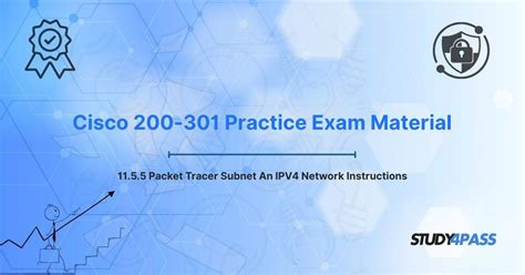 11 5 5 Packet Tracer Subnet An Ipv4 Network Instructions
