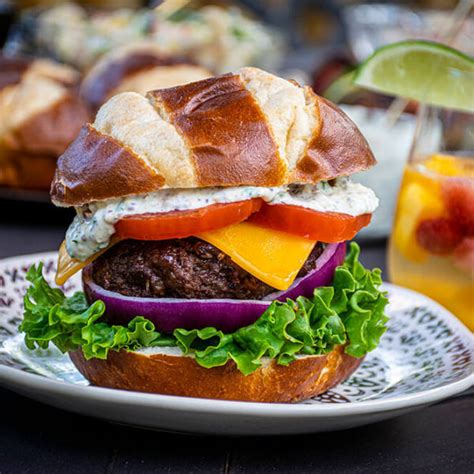 Juicy Ostrich Burgers With Homemade Mustard Sauce The Starving Chef