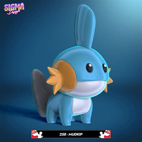 🐉 Pack Mudkip Marshtomp Swampert Mega Swampert・ 3d File For 3d Printing・cults